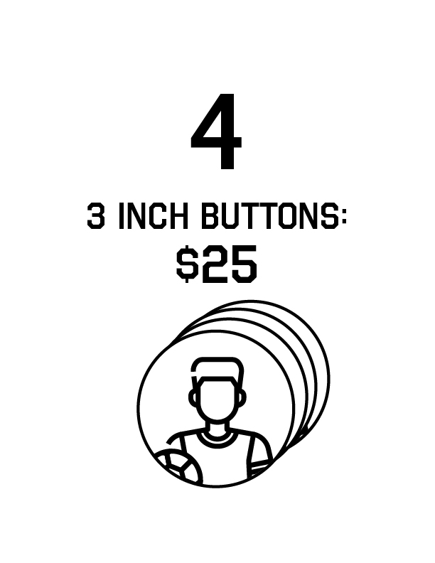 4 – 3″ Buttons – Visual Sports Network